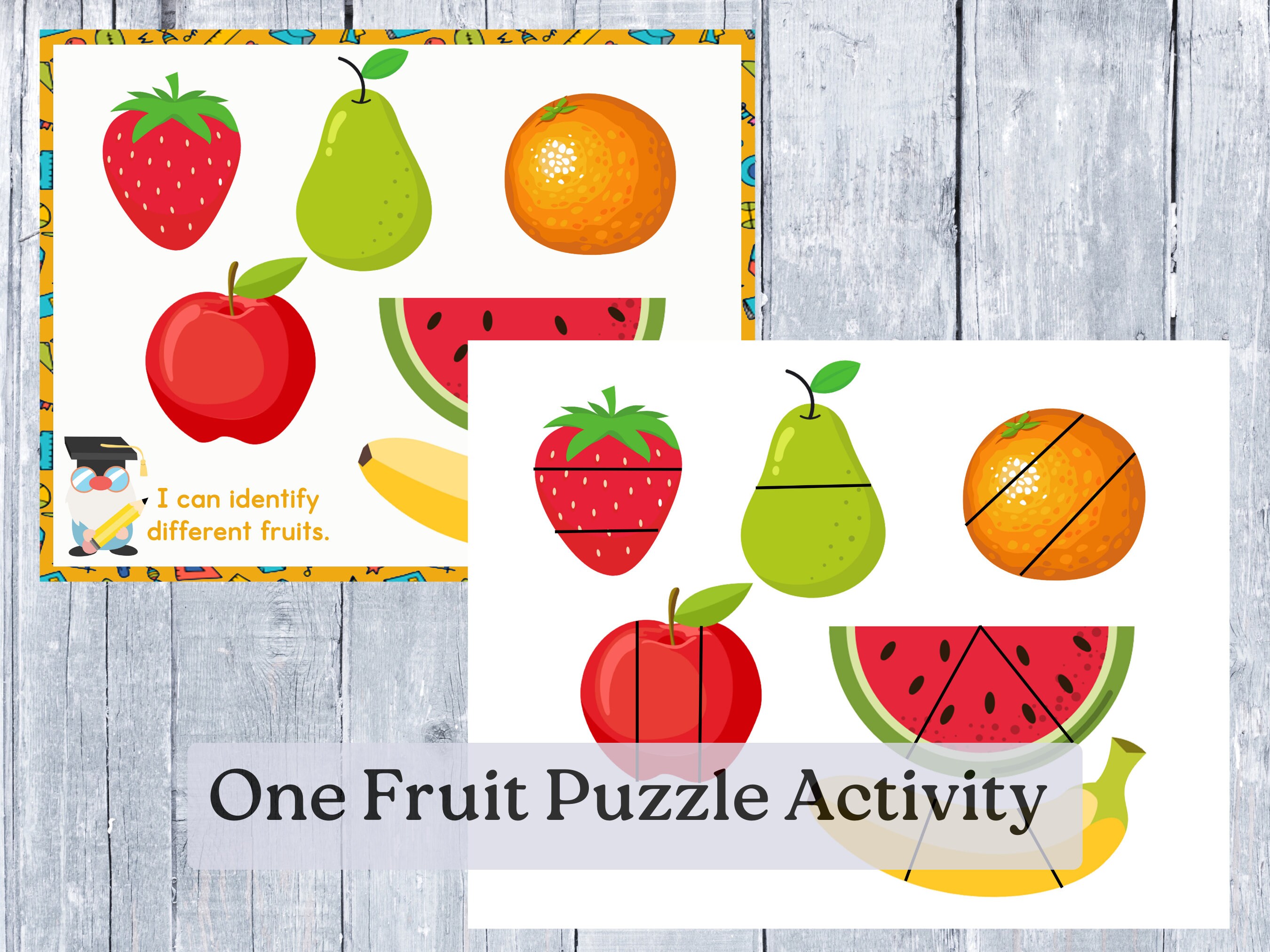 Fruit and Vegetable Activity Printable Vegetable and Fruit Puzzles ...