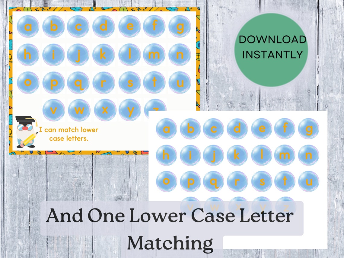 Letter Matching Activity for Toddlers Letter Recognition Printable ...