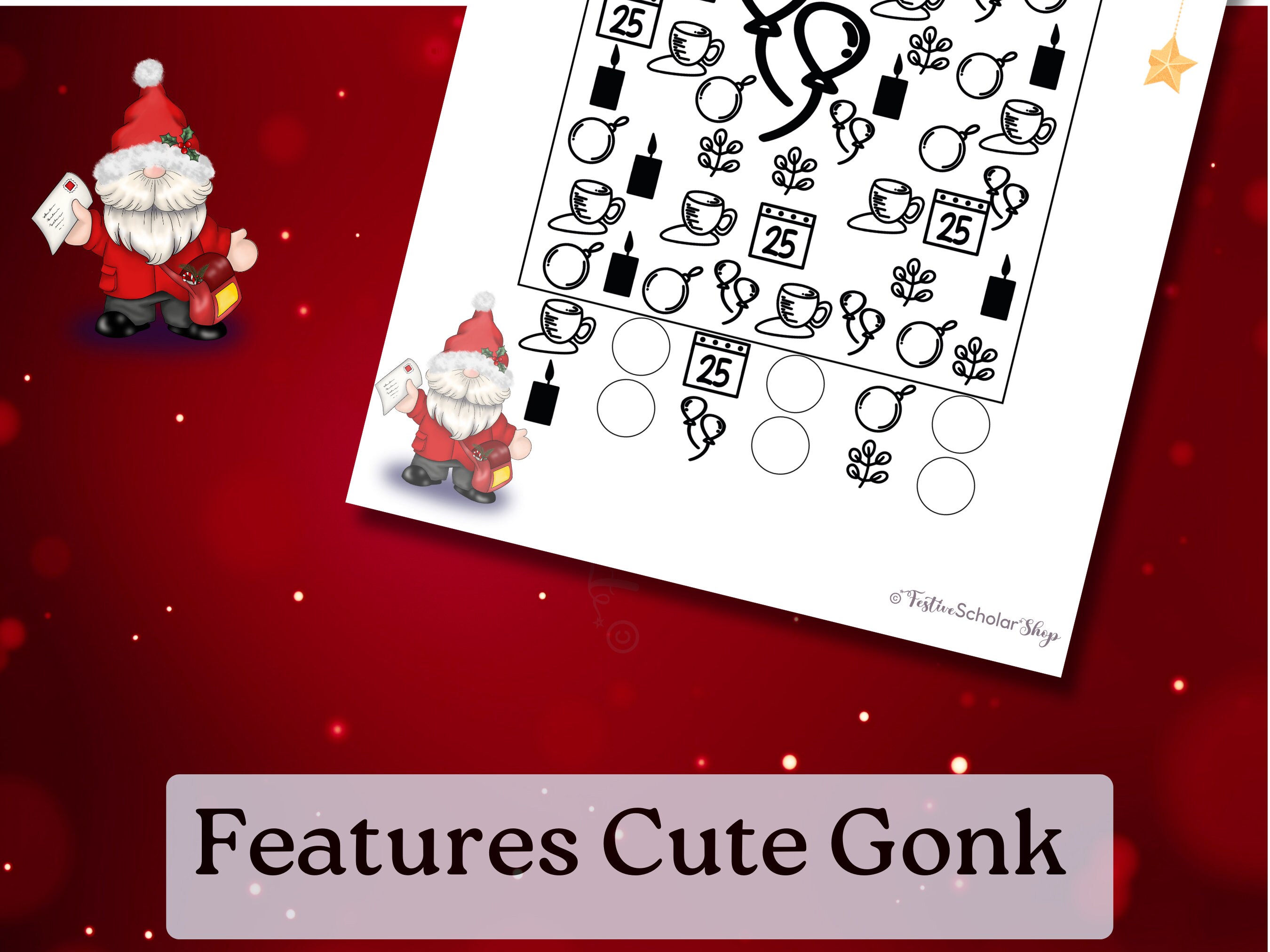 Christmas I Spy Activity Printable Christmas Eye Spy Activity for Kids ...