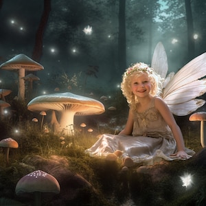 Magical Fairy Digital Backdrop / Fairy Background / Fairy Art / Fairy ...