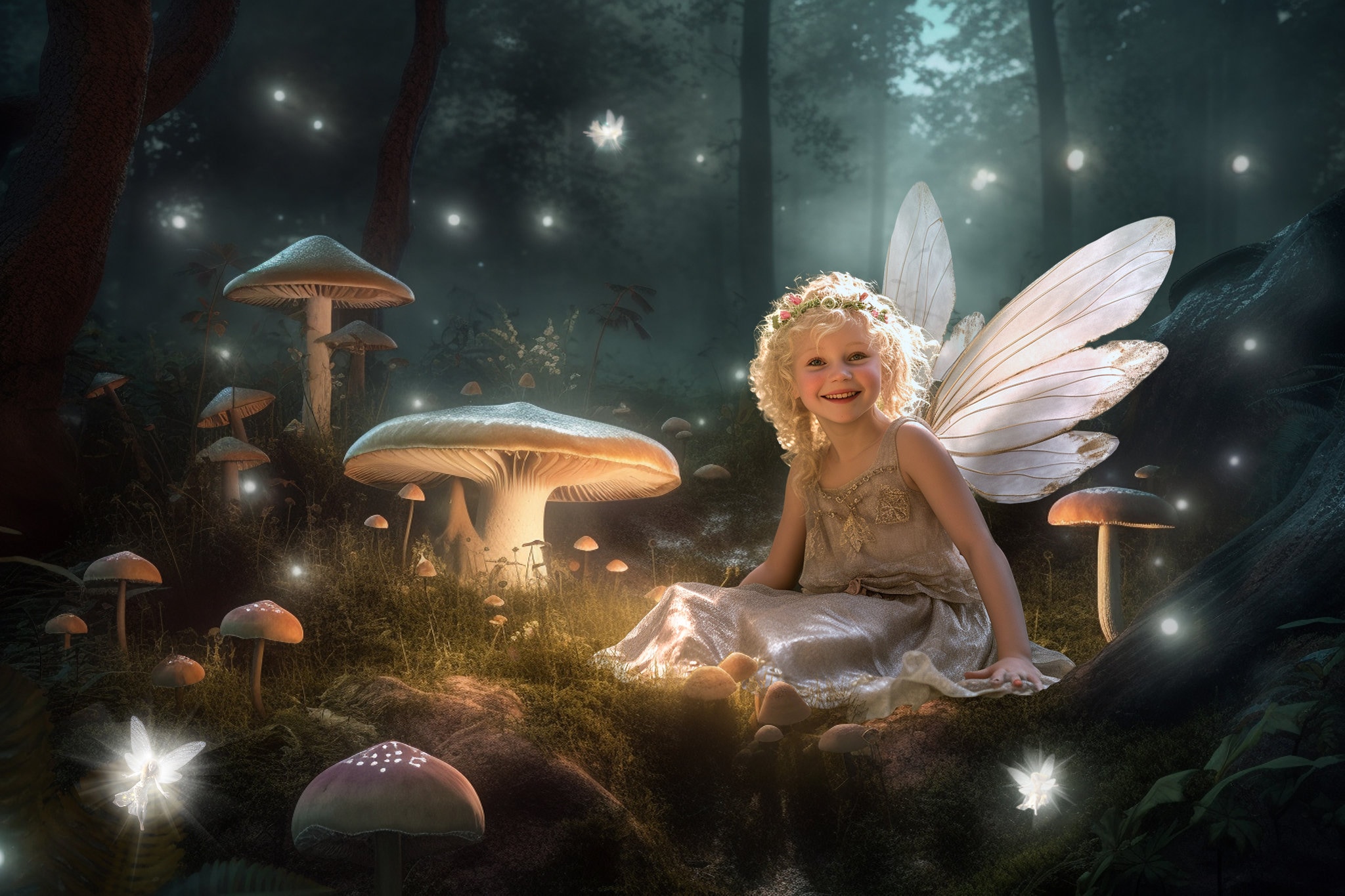 Magical Fairy Digital Backdrop / Fairy Background / Fairy Art / Fairy ...
