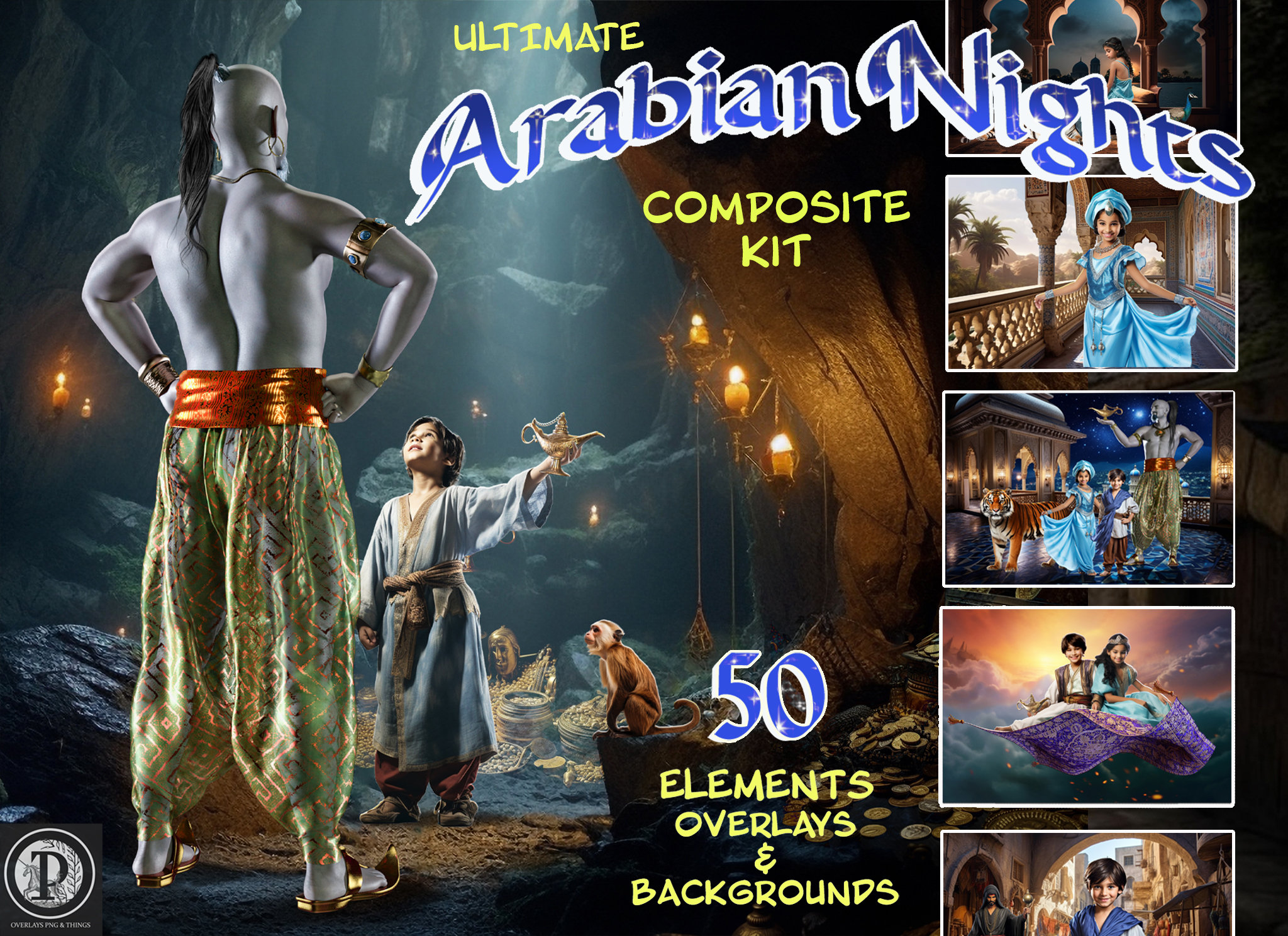 Aladdin Digital Backdrop for Composite Photography and Digital Art ...
