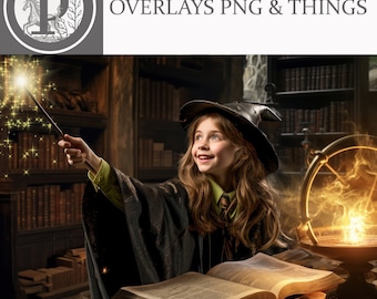 Wizard Magic Library Background / Magic Book Backdrop / Fairy Tale ...