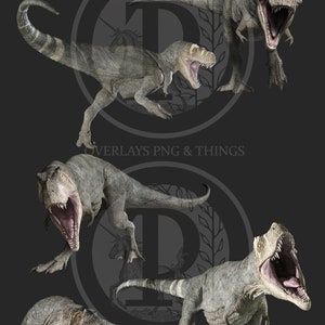 T-Rex digitale Overlays, Tyrannosaurus Clipart, PNG Overlays ...