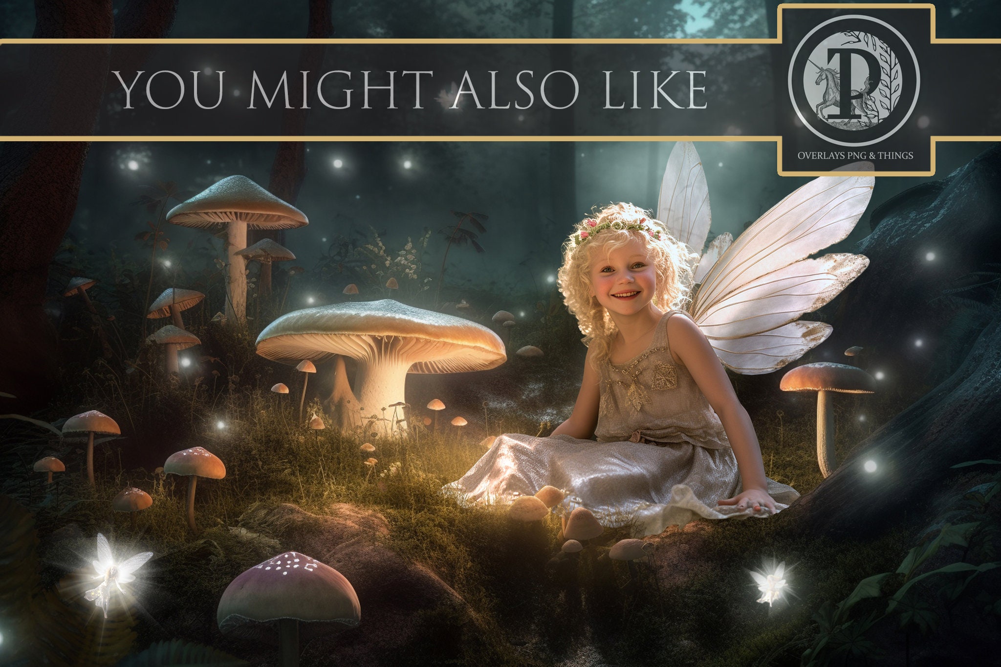 Magical Fairy Digital Backdrop / Fairy Background / Fairy Art / Fairy ...