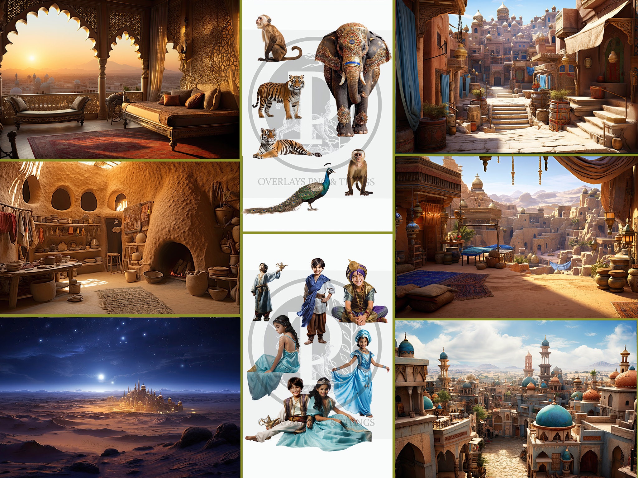 Aladdin Digital Backdrop for Composite Photography and Digital Art ...