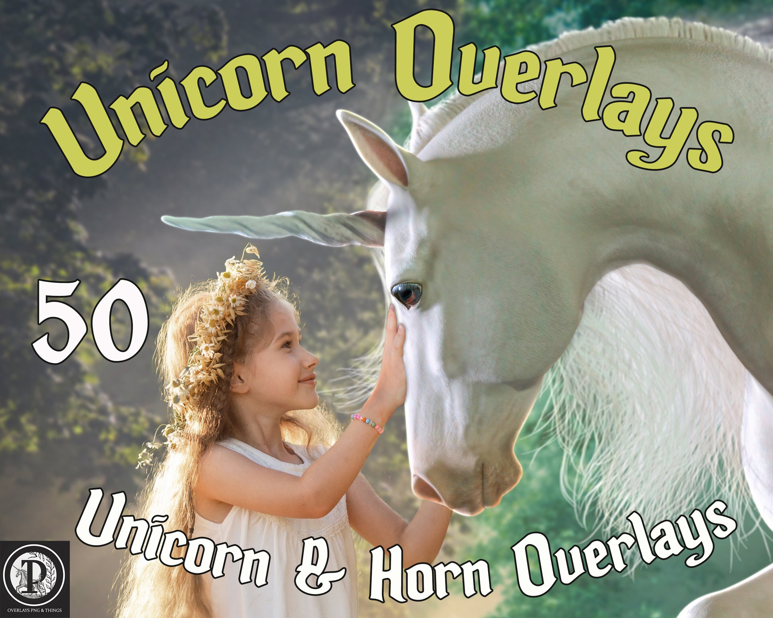 Unicorn Overlays PNG Photoshop Overlays Unicorn Digital Art Digital ...