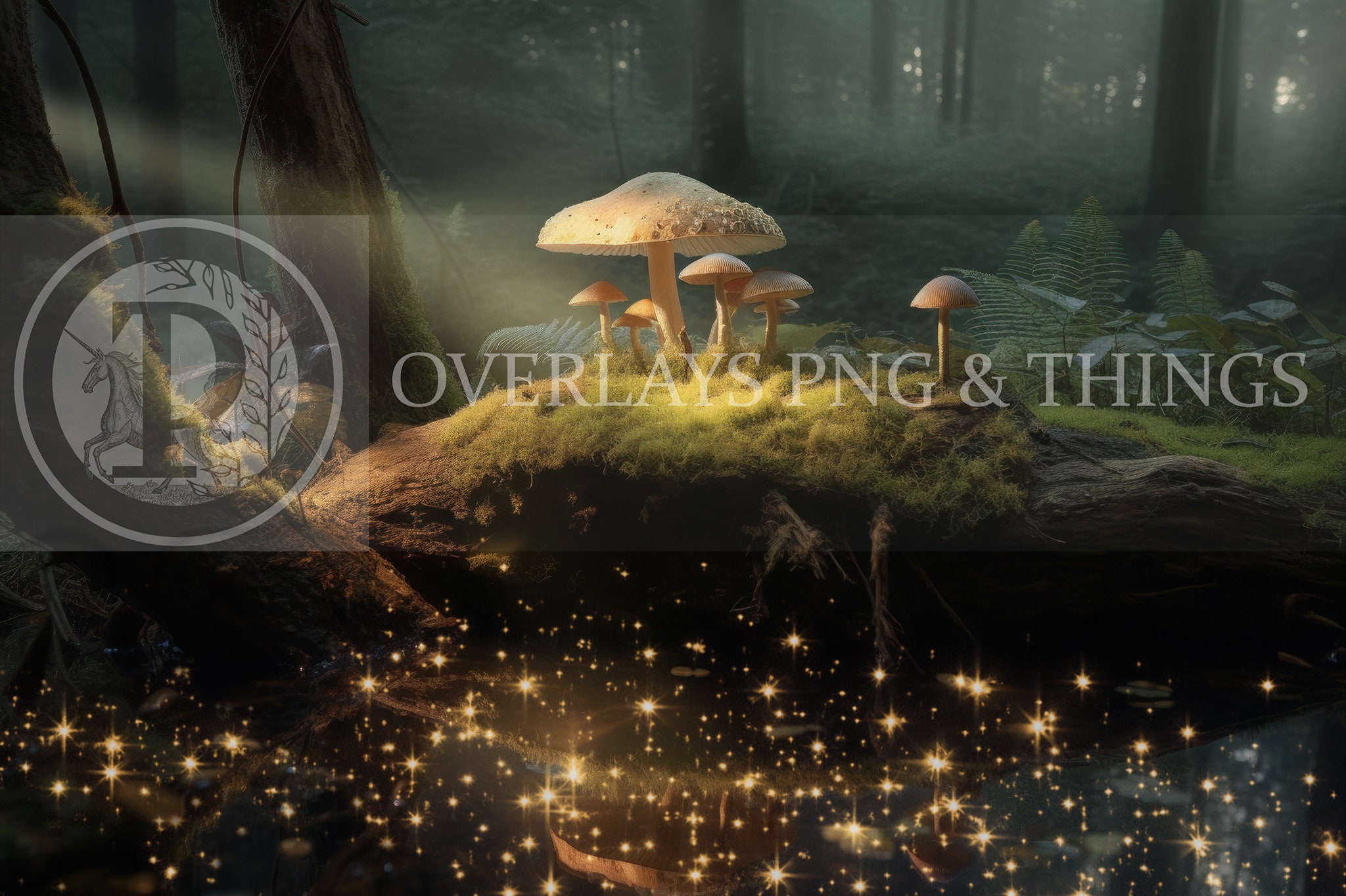 Fairy Magic Digital Backdrop / Fairy Background / Fairy Art / Fairytale ...