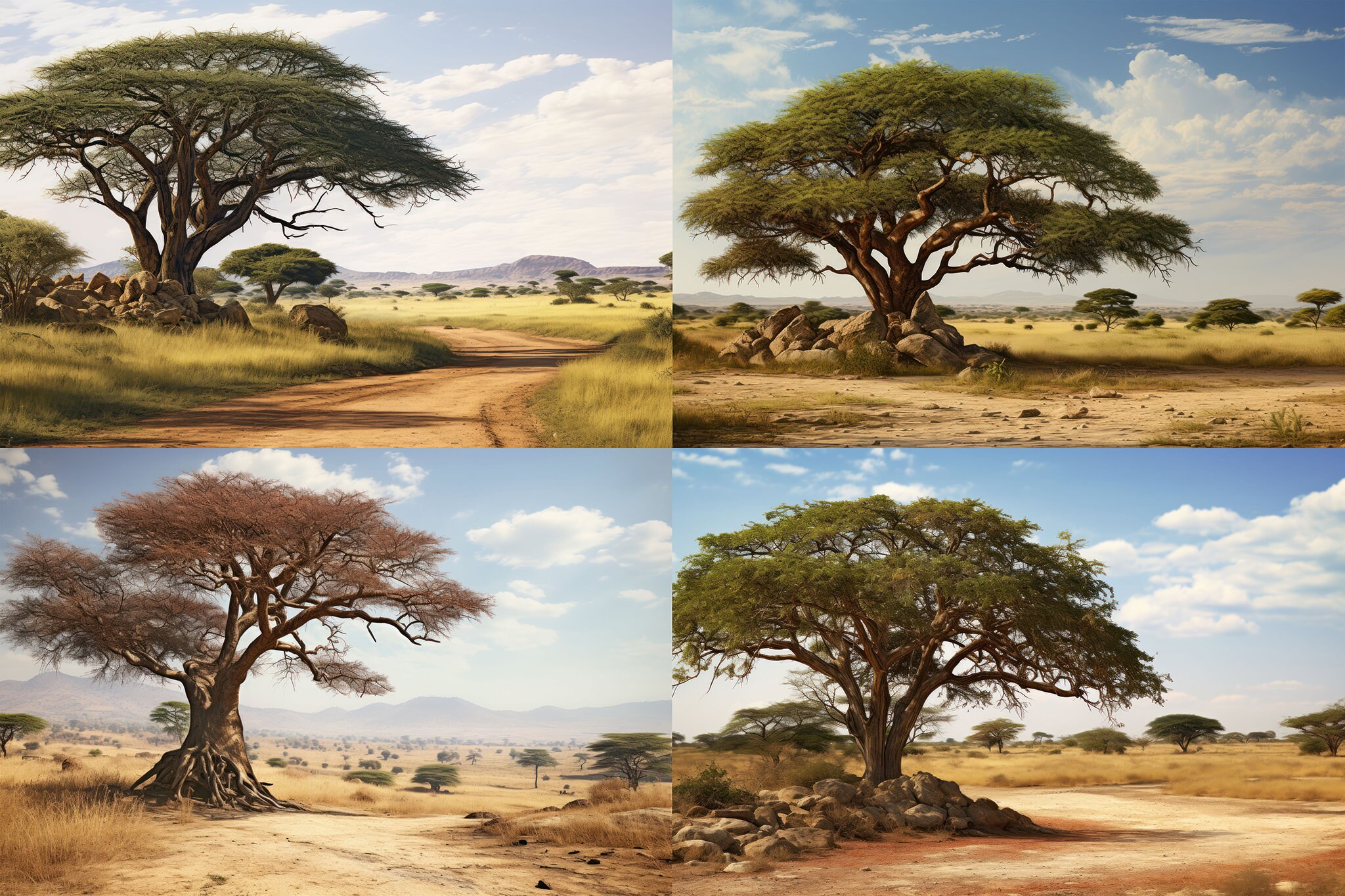 Africa Digital Backdrop Bundle for Composite Photography and Digital ...