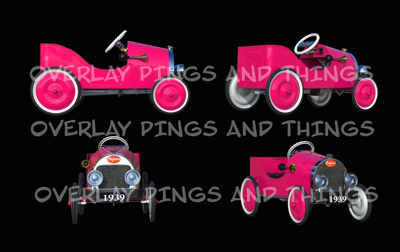 Pedal Car Overlays | PNG | Photoshop Overlays | Pedal Car Digital Art ...