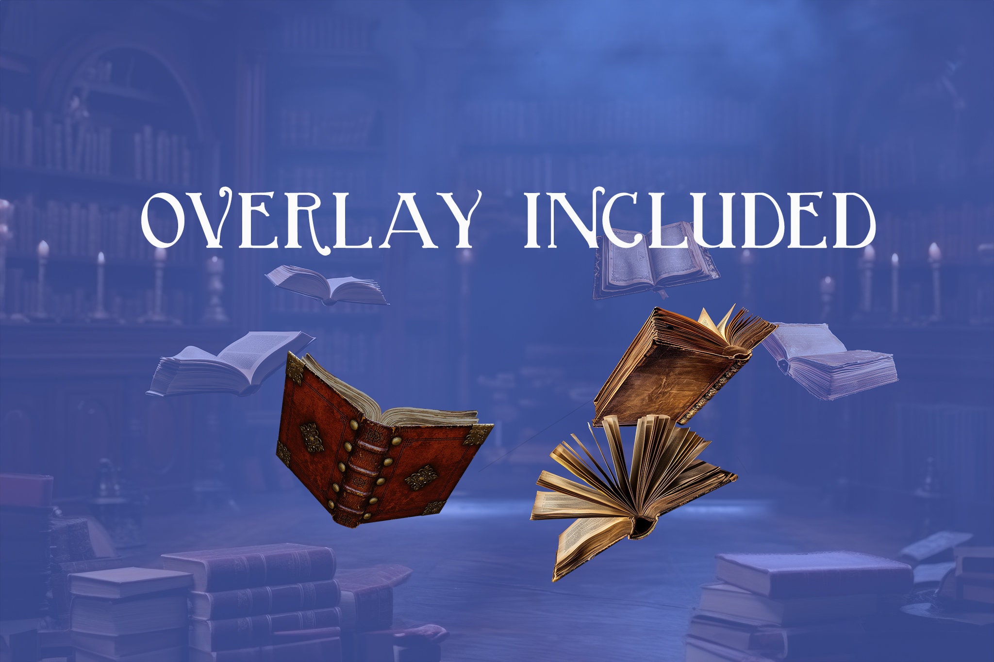 Wizard Magic Library Background / Magic Book Backdrop / Fairy Tale ...