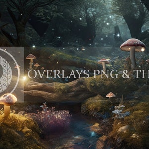 Magical Fairy Digital Backdrop / Fairy Background / Fairy Art / Fairy ...