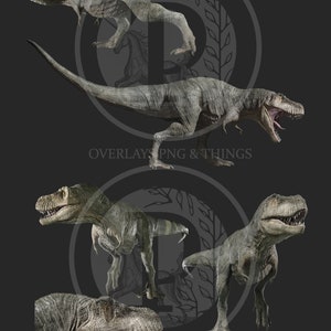 T-Rex digitale Overlays, Tyrannosaurus Clipart, PNG Overlays ...