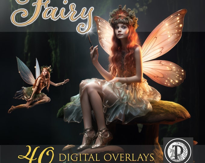 Ultimate Fairy Digital Overlay Pack / Fairy PNG / Fairy Clipart ...