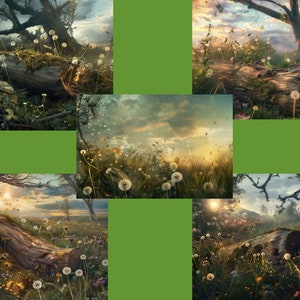 Magical Fairy Fields Digital Overlay Kit for Photoshop - Enchanting ...