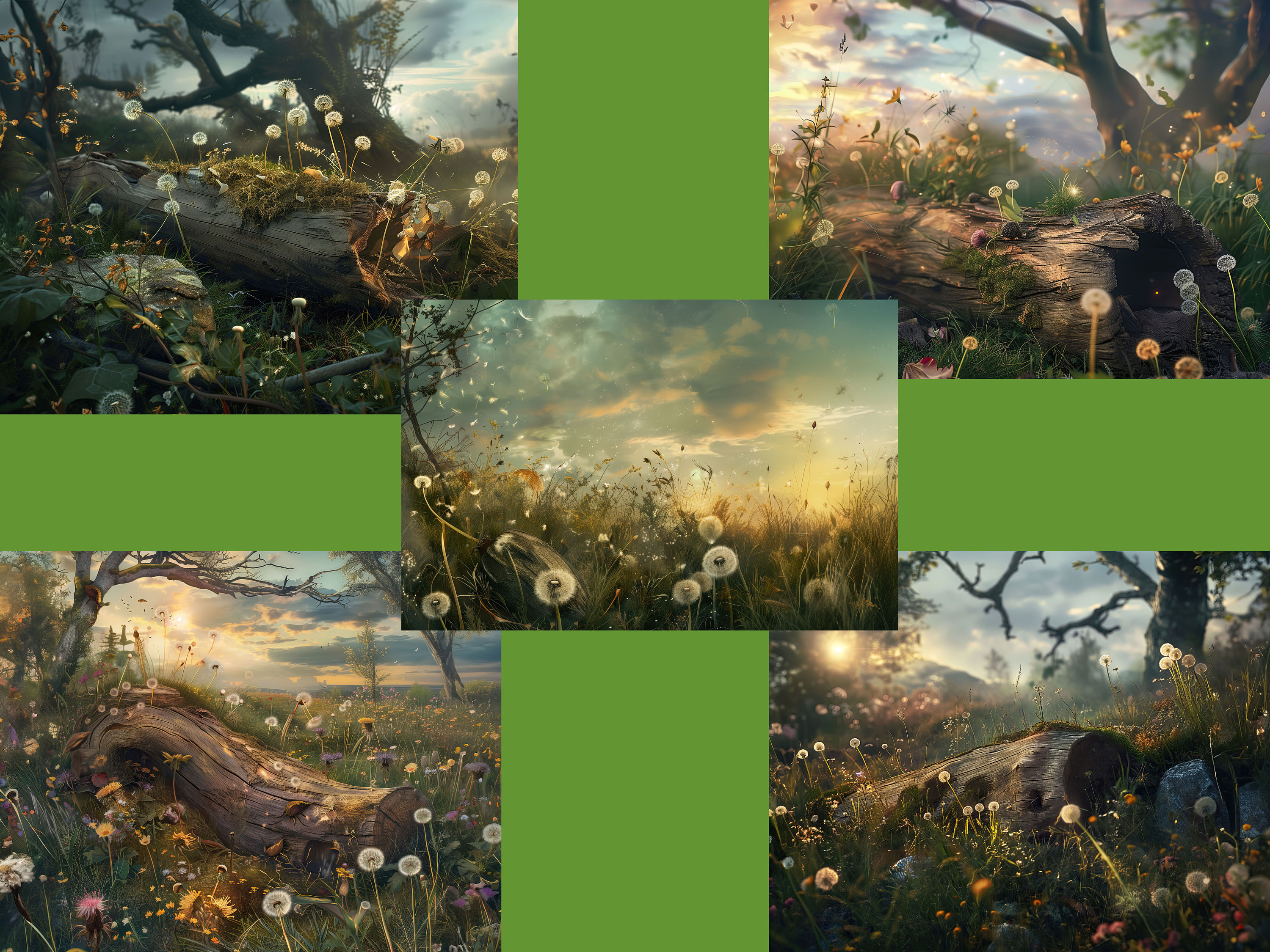 Magical Fairy Fields Digital Overlay Kit for Photoshop - Enchanting ...