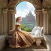 Princess Window Digital Backdrop / Story Book Castle Background ...