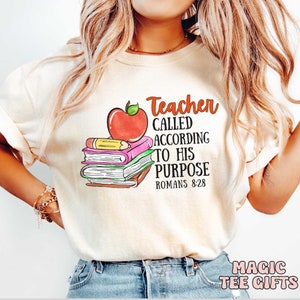 Christian Teacher Shirt Comfort Colors Last Day of School Shirt for ...