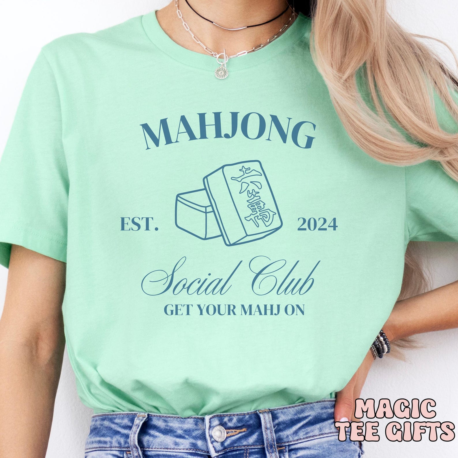 In My Mahjong Era Shirt Mahjong Social Club Shirt Mahj Tshirt Mah Jongg ...