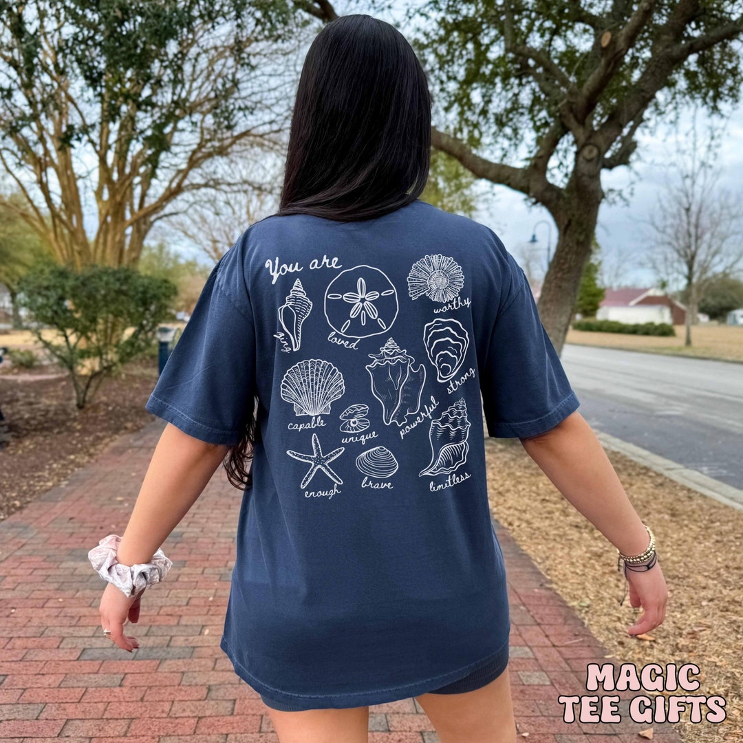 You Are Enough Loved Front and Back Comfort Colors Nautical Christian ...