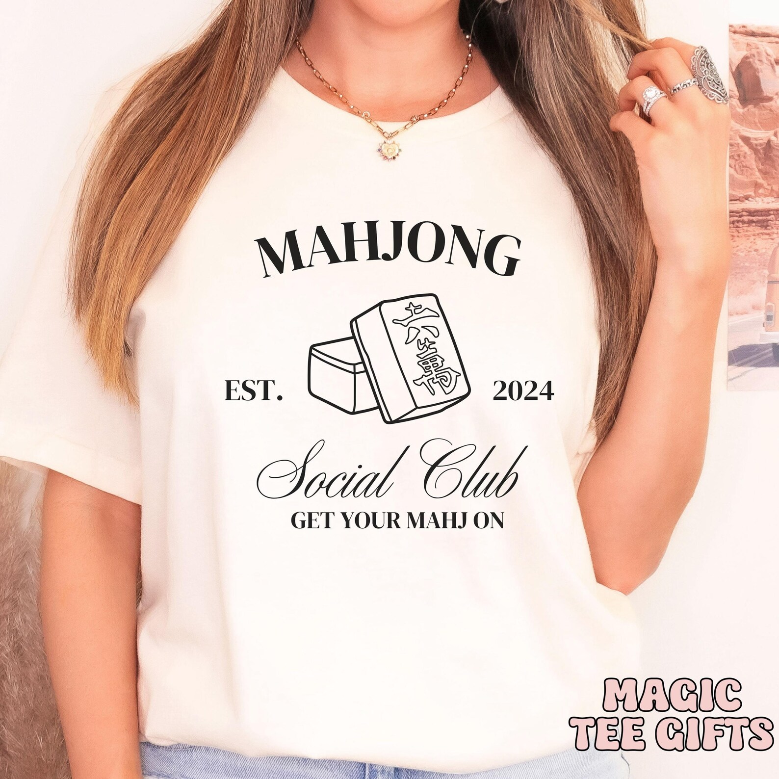 In My Mahjong Era Shirt Mahjong Social Club Shirt Mahj Tshirt Mah Jongg ...