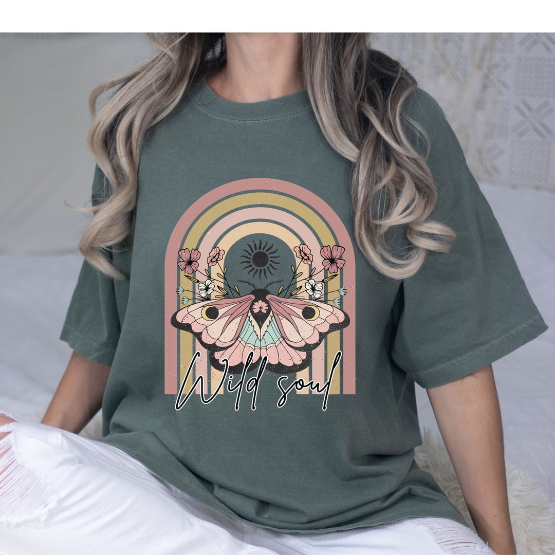 Wild Soul Luna Moth Shirt Death's Head Moth Shirt Comfort - Etsy