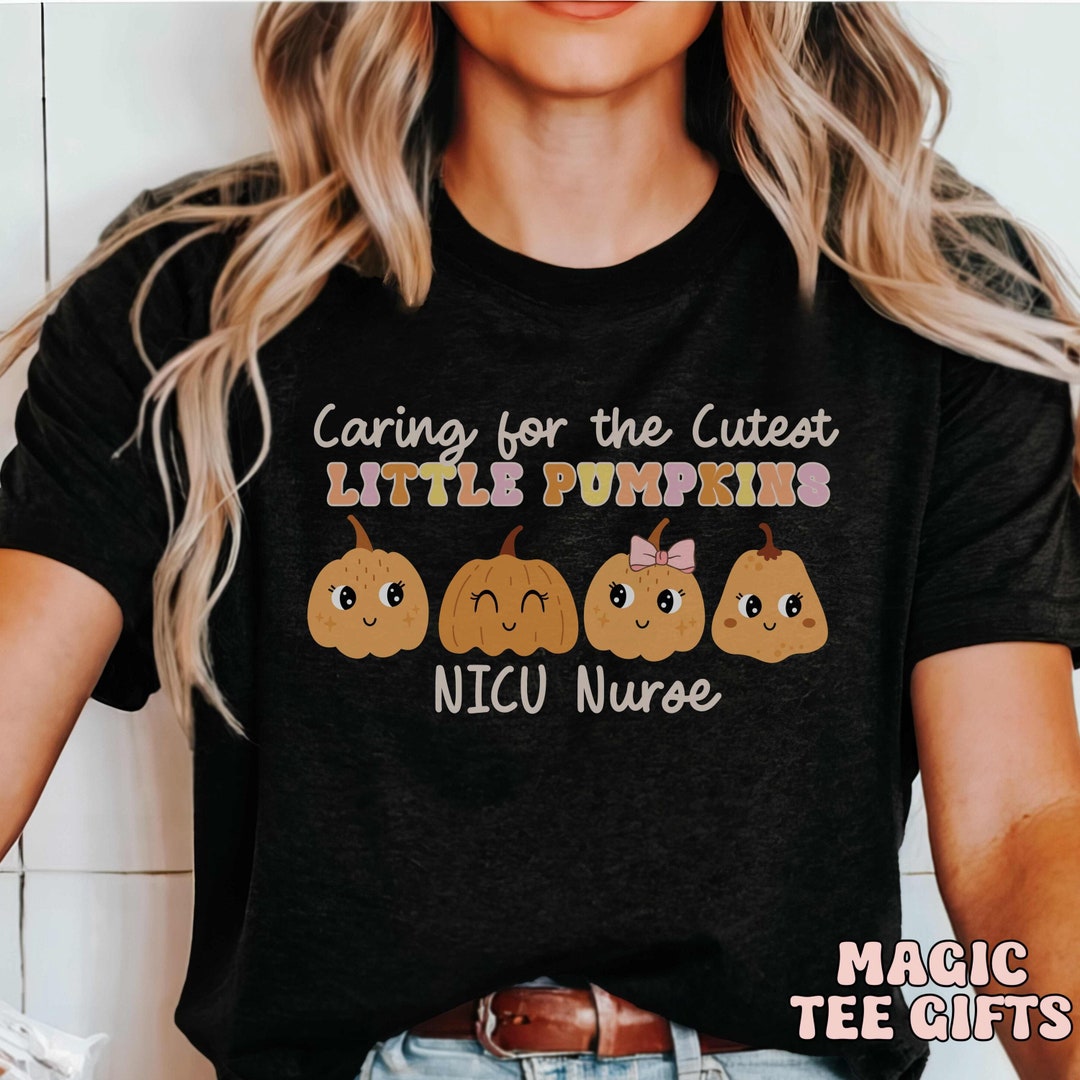 Halloween NICU Nurse Shirt Neonatal Intensive Care Unit Nurse Shirt ...