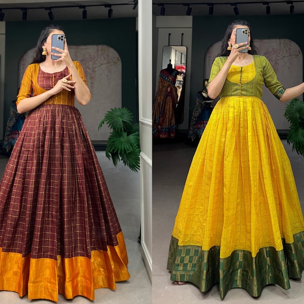 Long Frocks for Women Indian - Etsy
