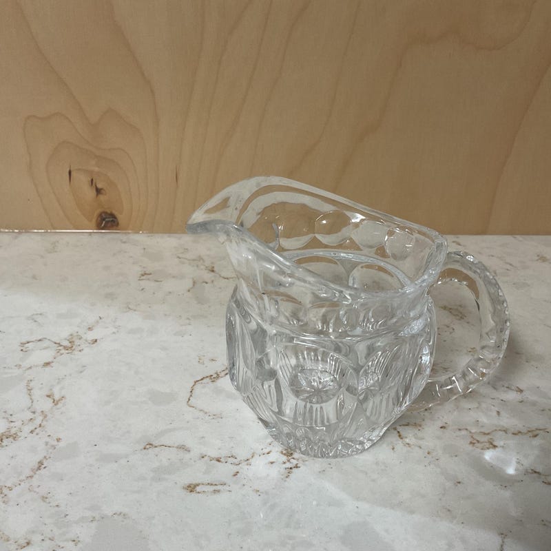 Small Glass Pitcher - Etsy