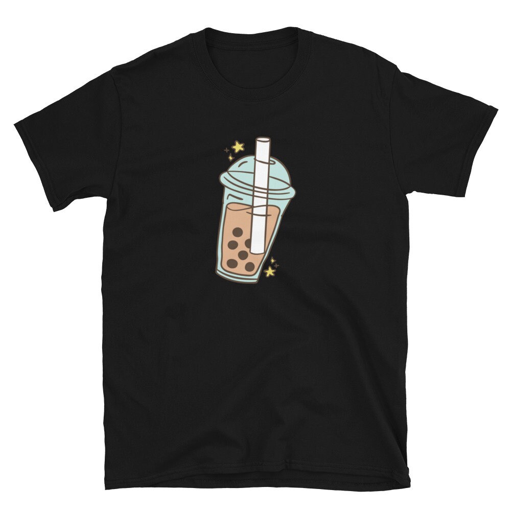 Cute Boba Tea Shirt, Kawaii Japanese Boba T-shirt, Bubble Tea Casual ...