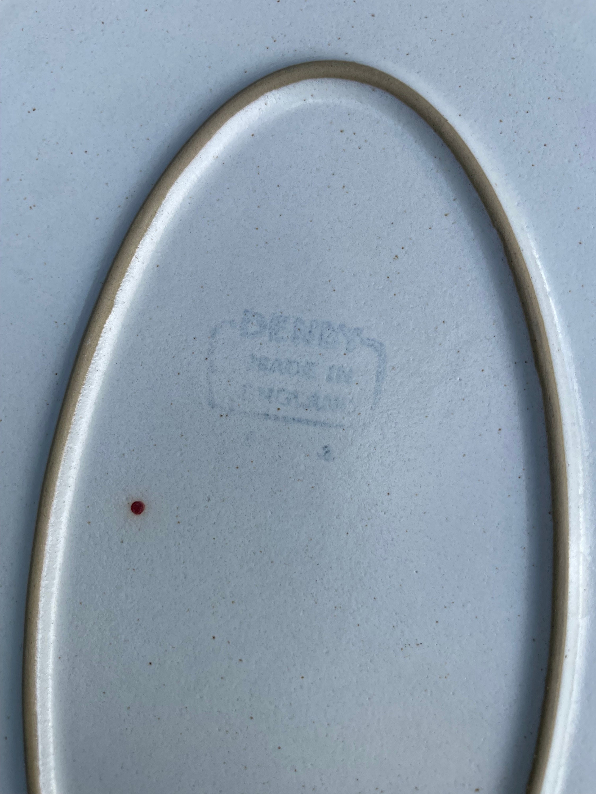 Denby Gypsy Oval Serving Platter Vintage 1970s English Stoneware - Etsy