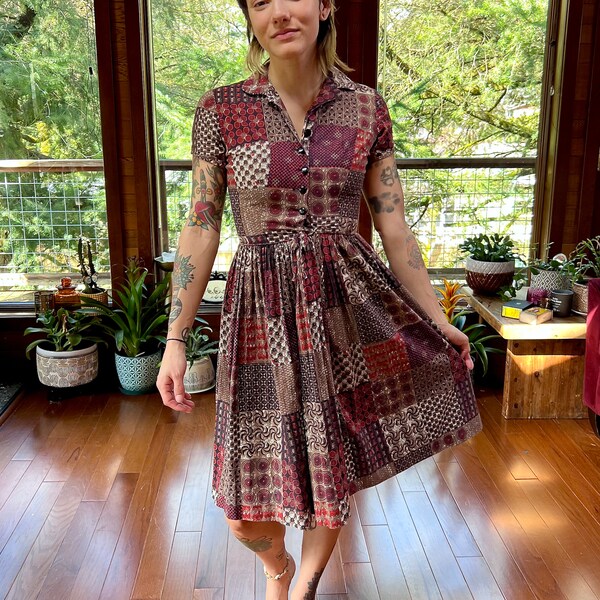 Patchwork Dress Pattern - Etsy
