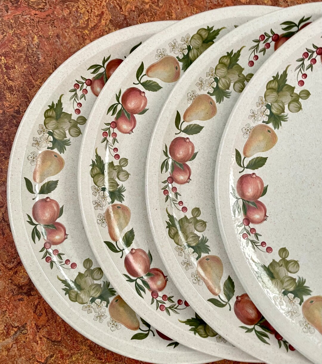 Set of 4 Dinner Plates Wedgwood 'quince' - Etsy