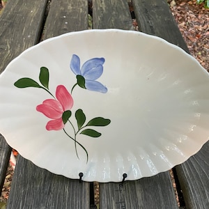 Southern Potteries ‘snappy’ 13 1/2” Platter Vintage Floral - Etsy