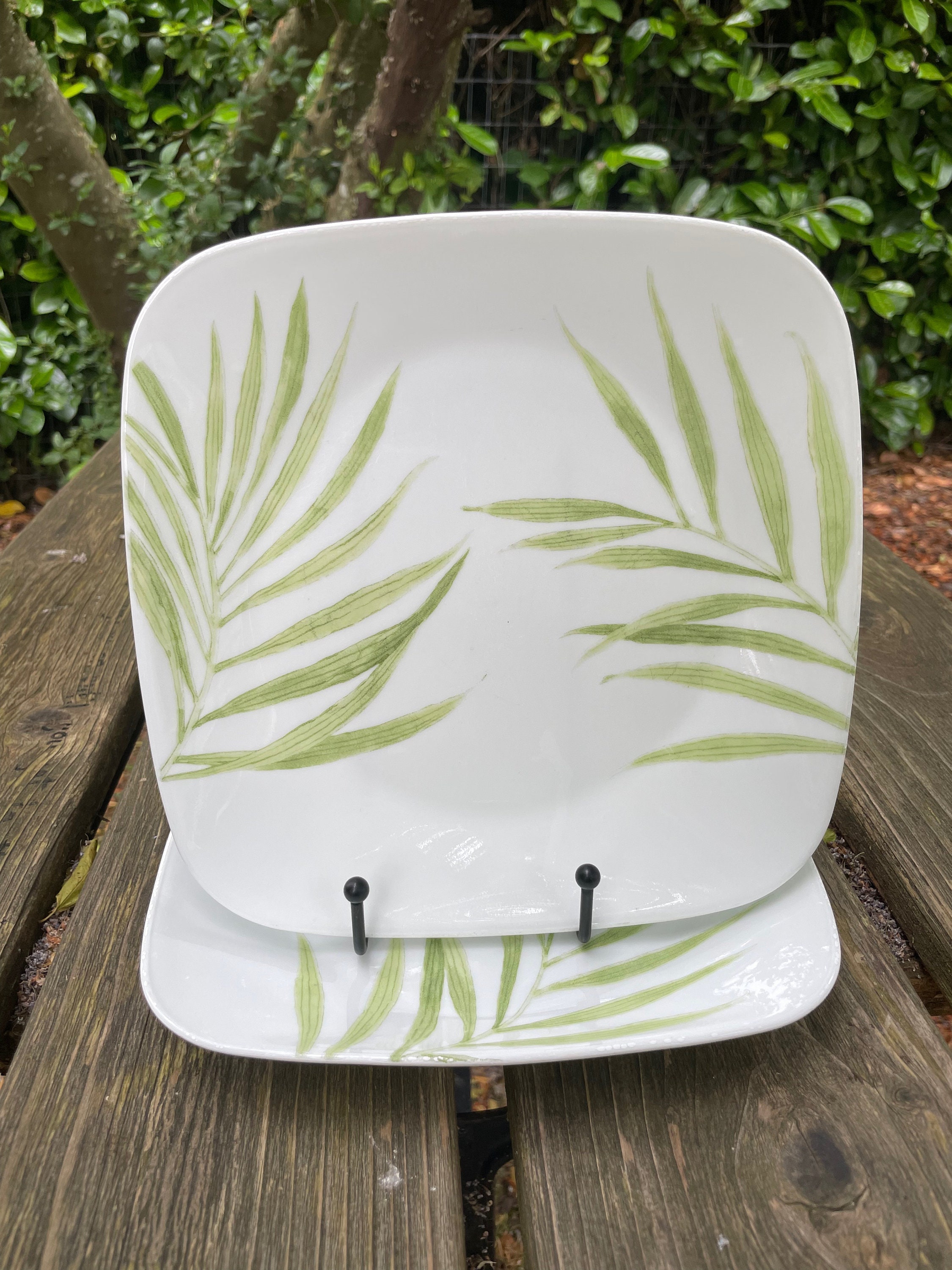 Corelle Bamboo Leaf Your Choice Dinner Plate, Lunch Plate, Soup or ...