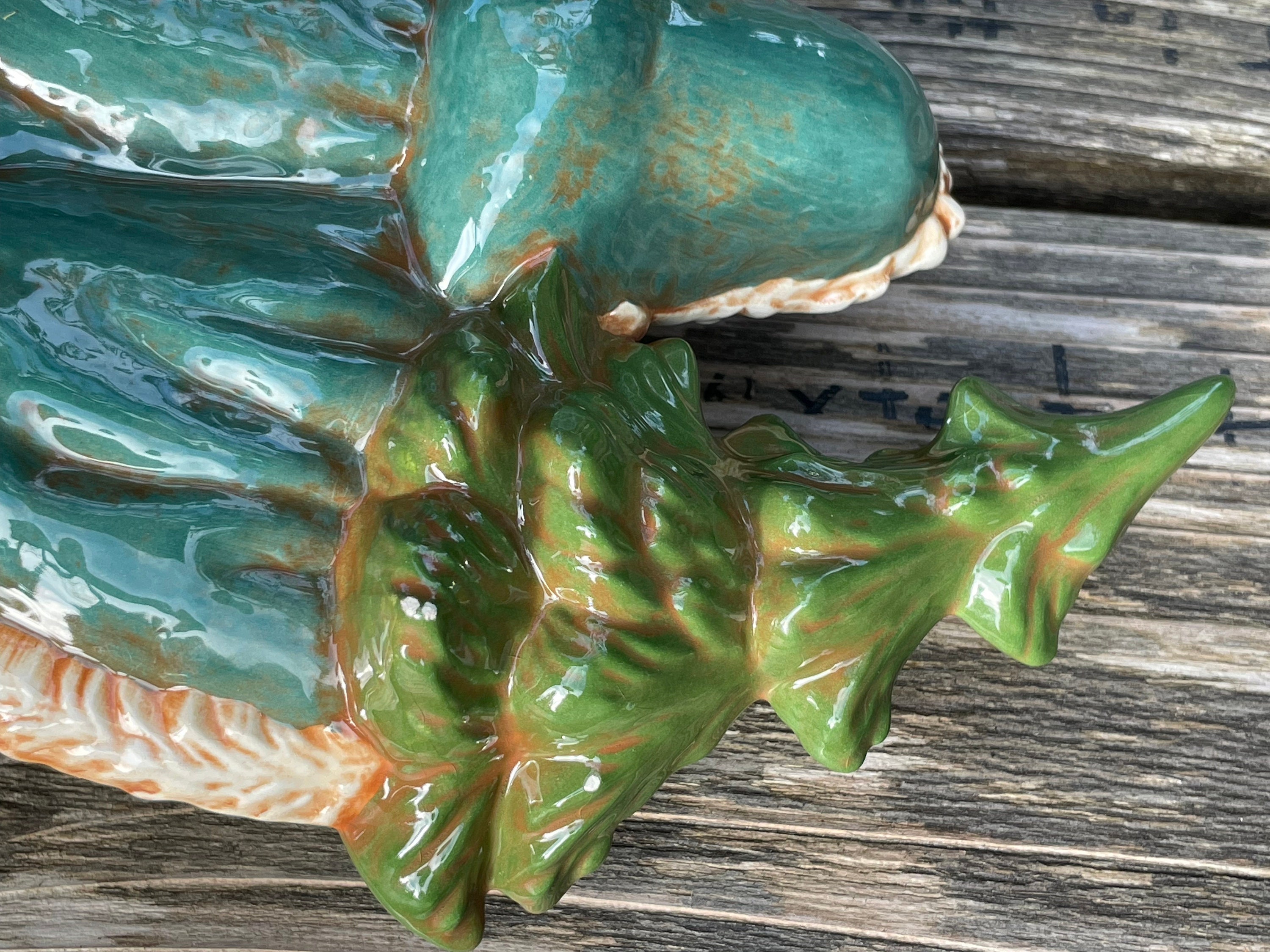 Vintage Old World Santa Holding Tree Peering Through the Snow Celtic ...
