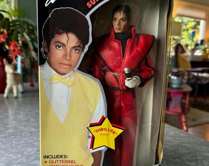 Michael Jackson 'thriller' Original Box Superstar of the 80's - Etsy