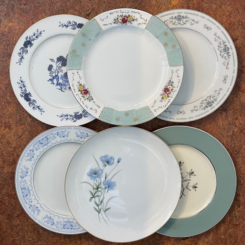 Floral China Plates - Etsy