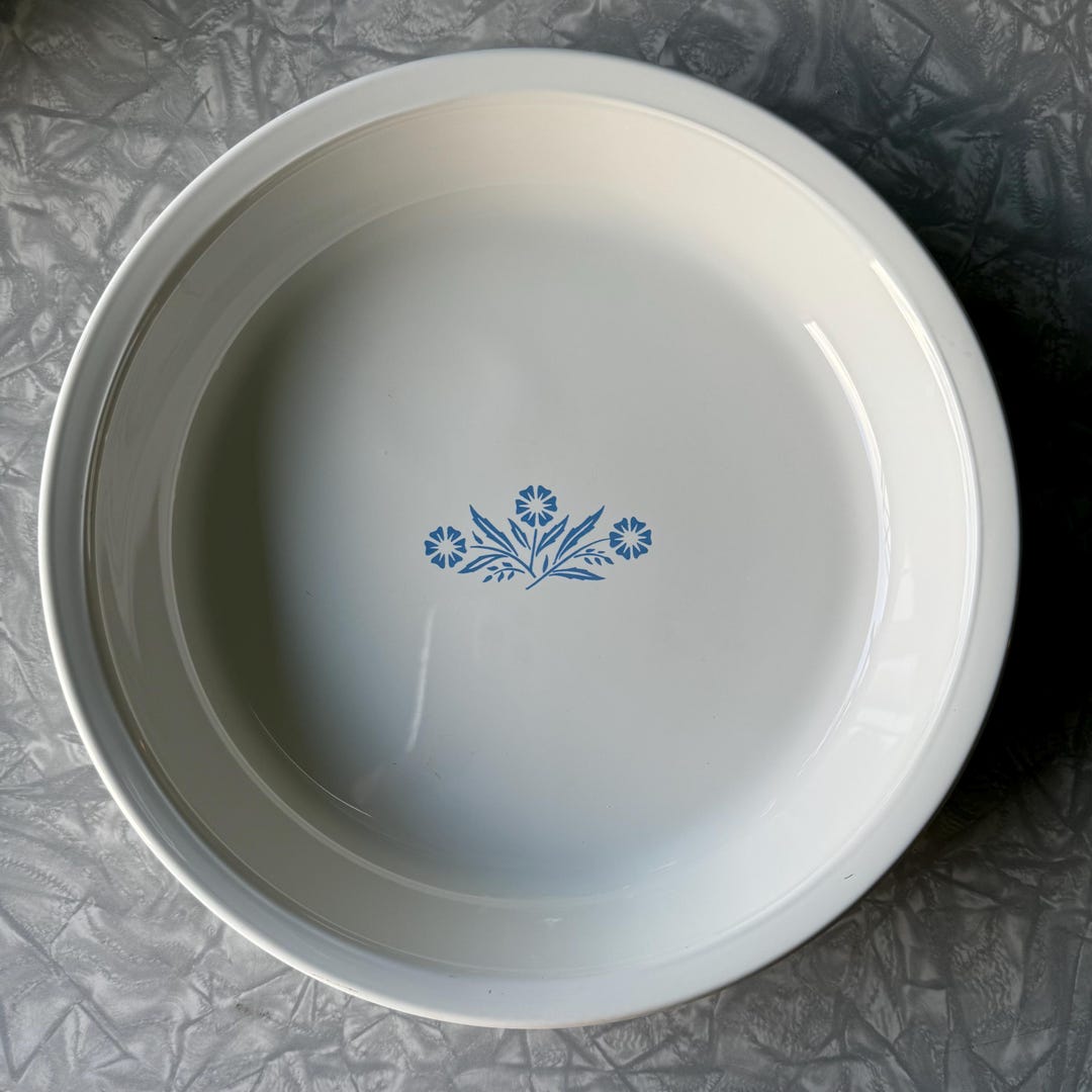Corningware Blue Cornflower 10” Pie Plate - Etsy