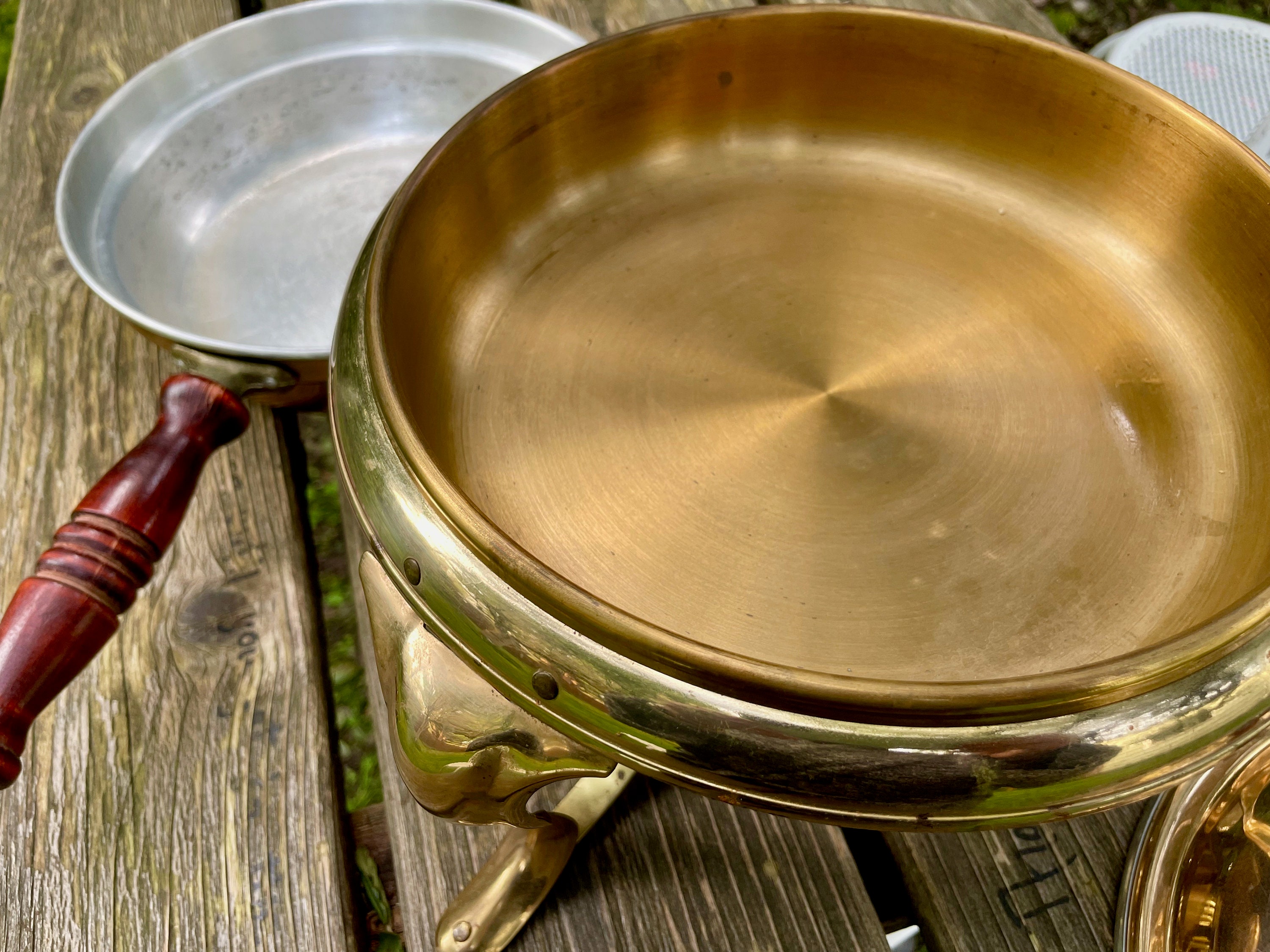 Mid Century Modern Chafing Dish Vintage Brass Buffet Service - Etsy