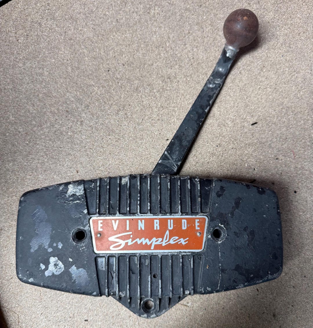 Vintage Evinrude Simplex Outboard Side Mount Remote - Etsy