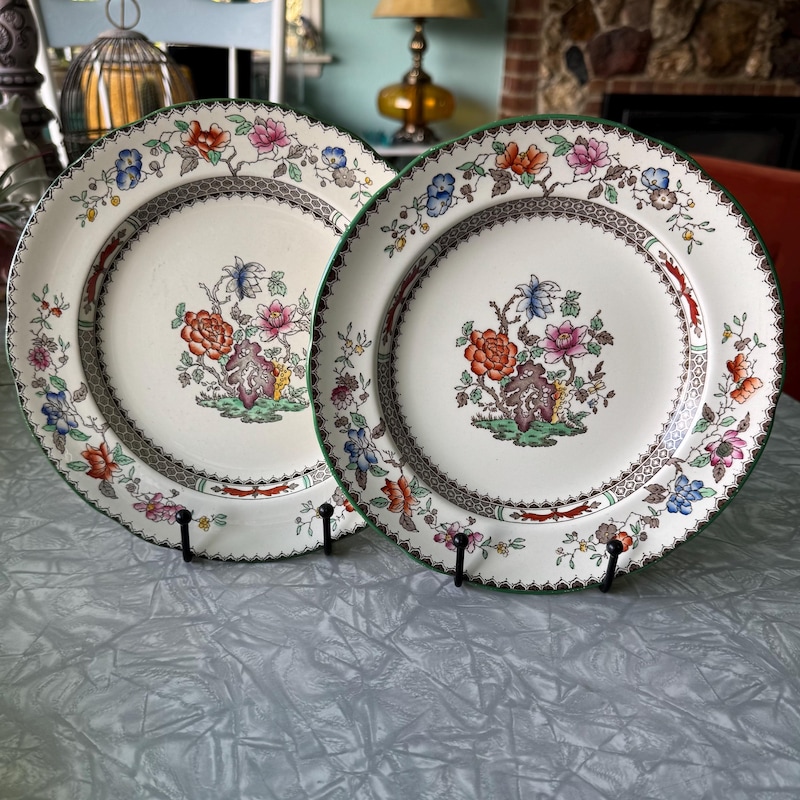 Antique Copeland Plates - Etsy
