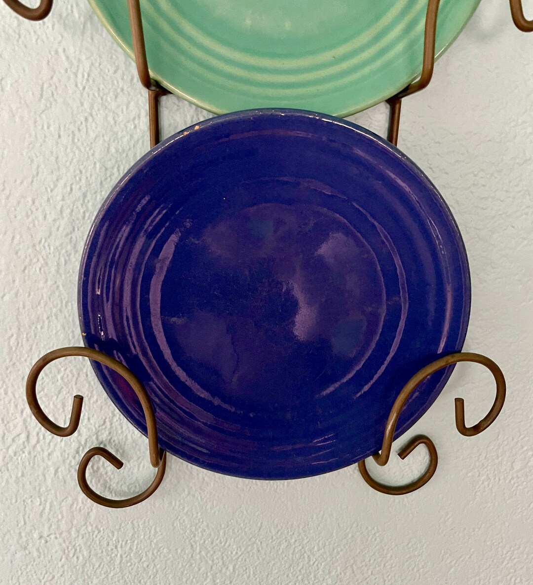 Bauer Ring Ware Blue Plate Rare Early Edition 8 Inch - Etsy