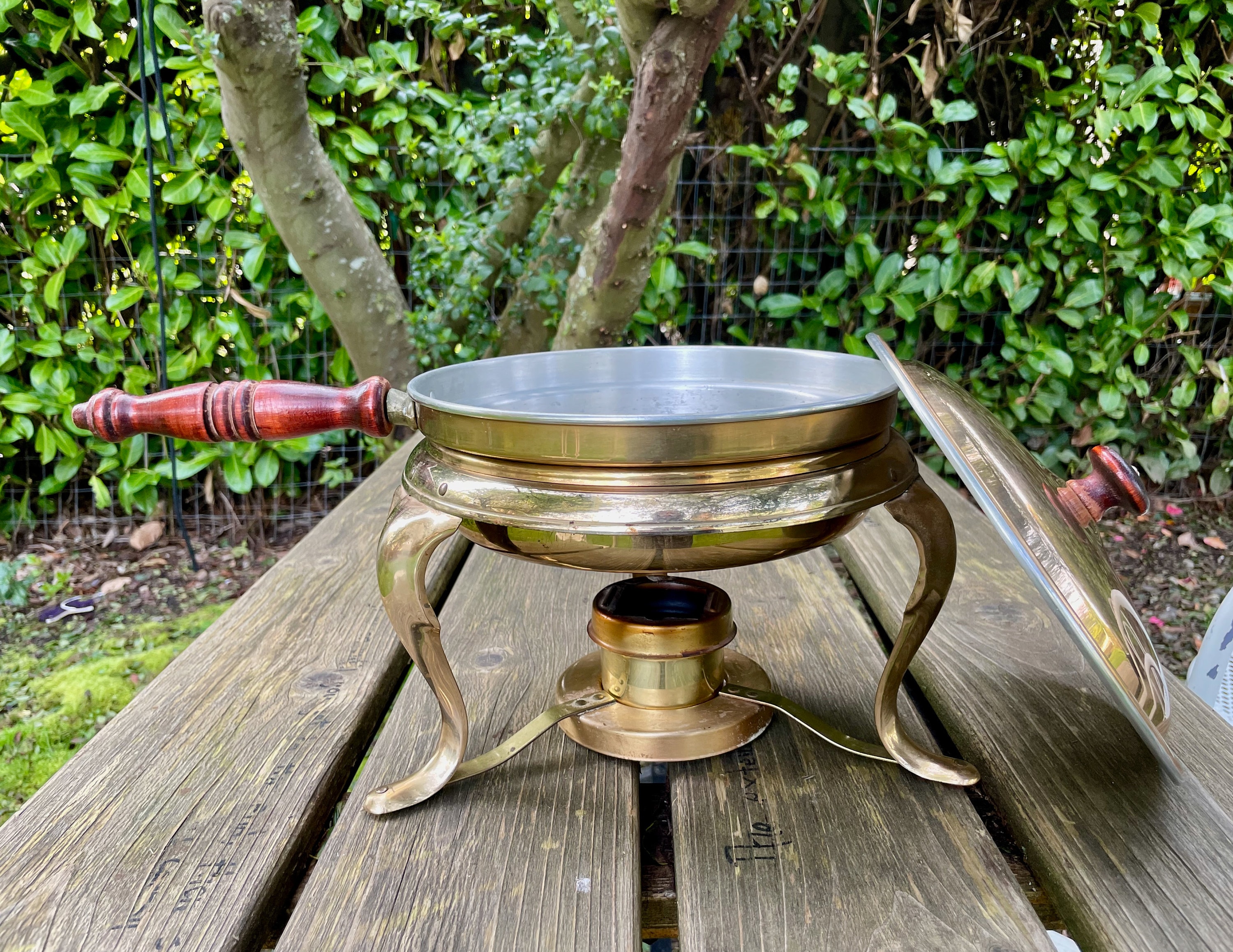 Mid Century Modern Chafing Dish Vintage Brass Buffet Service - Etsy