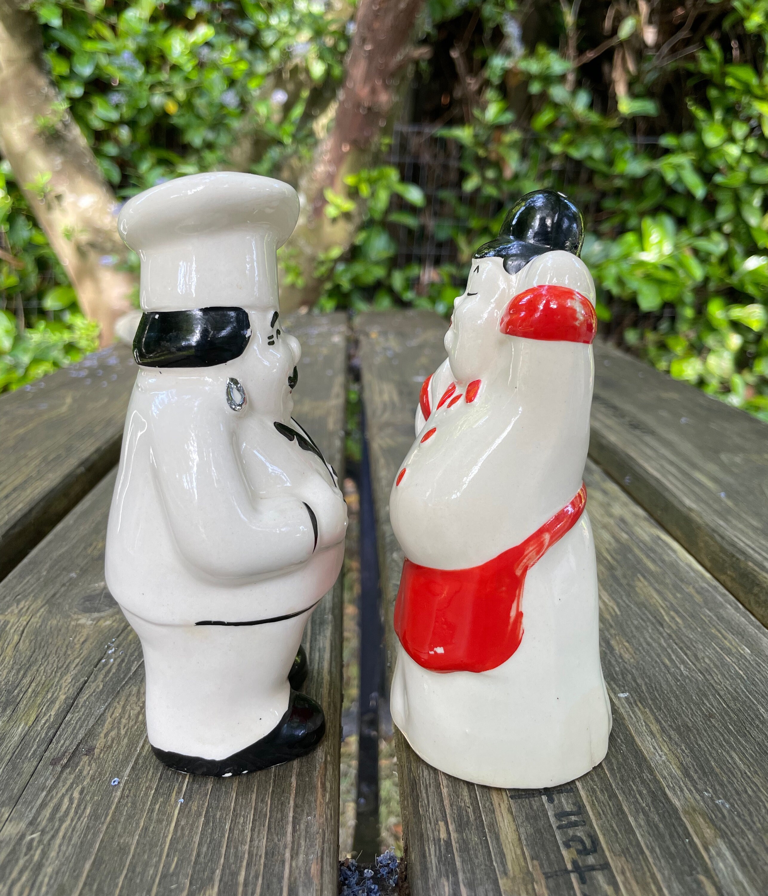 Vintage Kitsch Italian Chef and Wife Salt & Pepper Shakers 1940s - Etsy