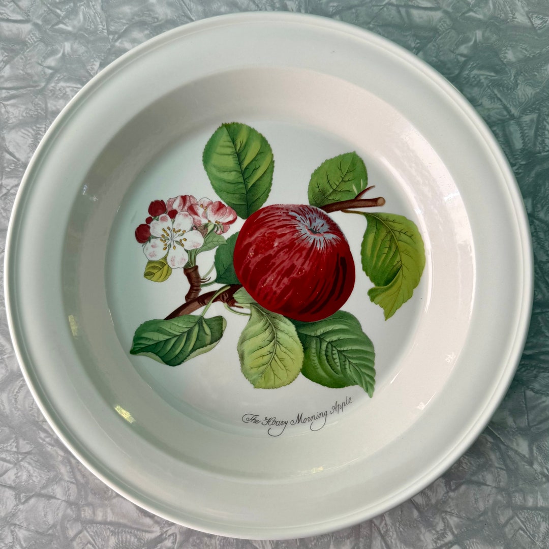 Pie Plate Portmeirion Pomona Botanical Hoary Morning Apple 10 3/4 ...