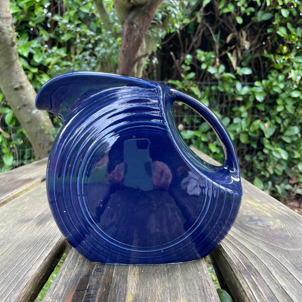 Cobalt Blue Fiesta Pitcher - Etsy