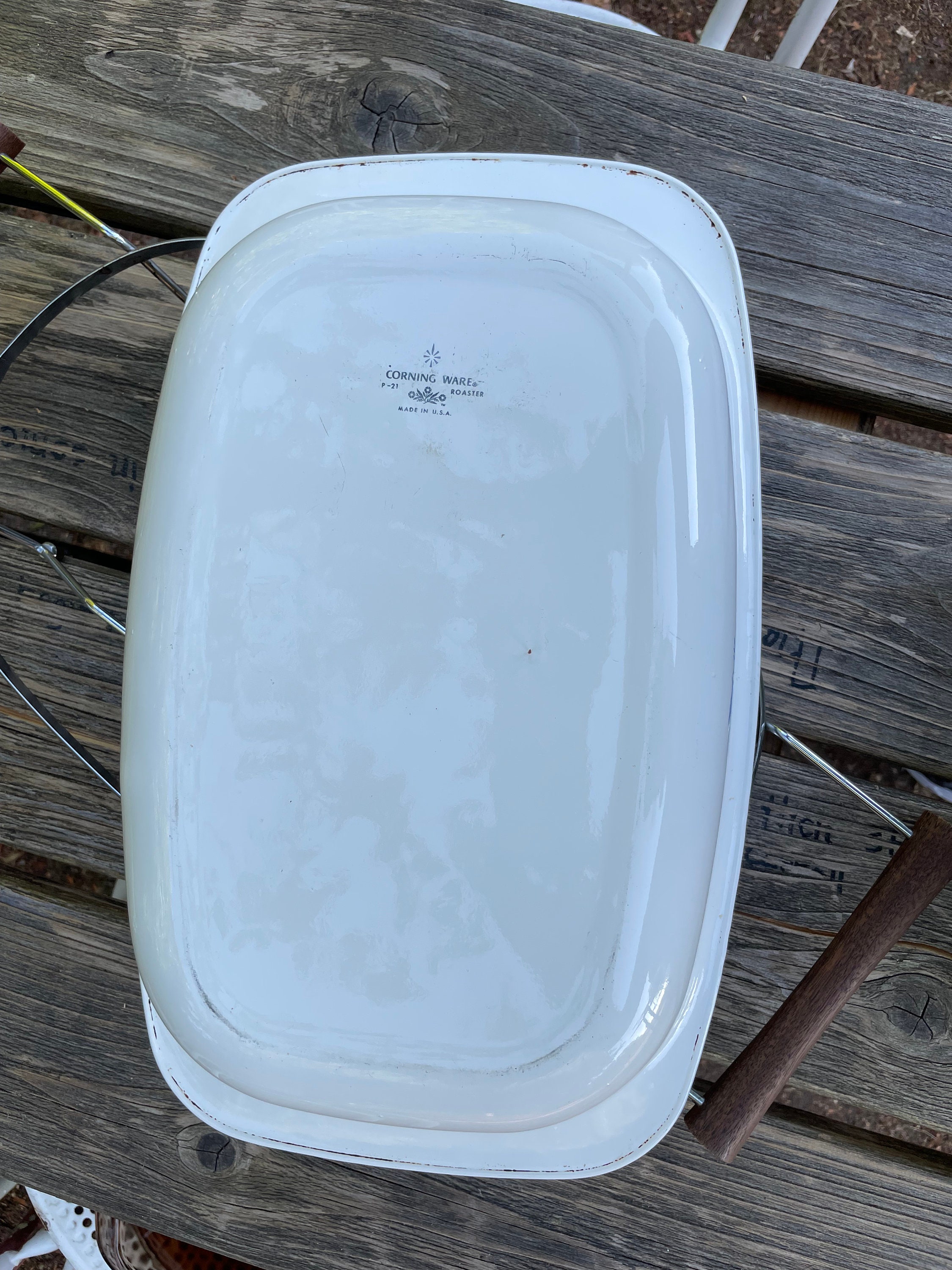 Blue Cornflower Roaster P-21 Corning Ware Vintage MCM With Rack - Etsy