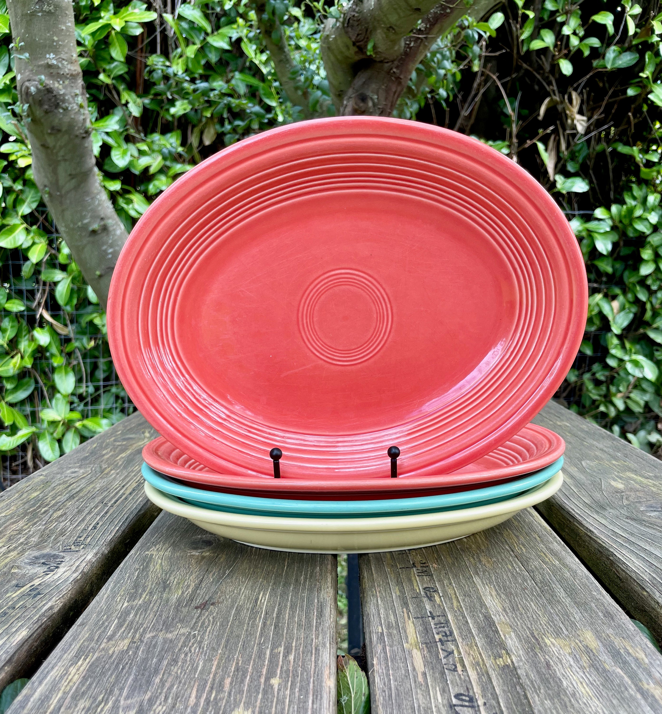 Fiesta Platter 11 1/2" Vintage Homer Laughlin Fiestaware Retired Colors ...
