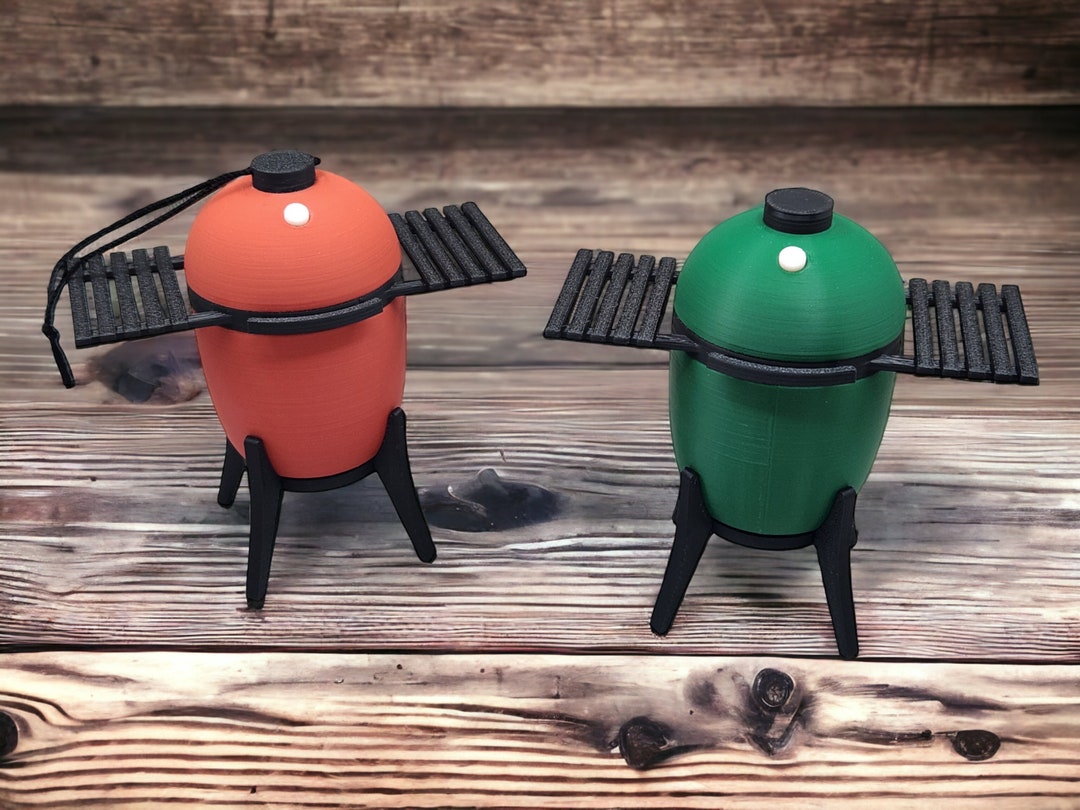 Miniature Grill - Desk Decor - 3D Printed - Unique BBQ Collectible ...